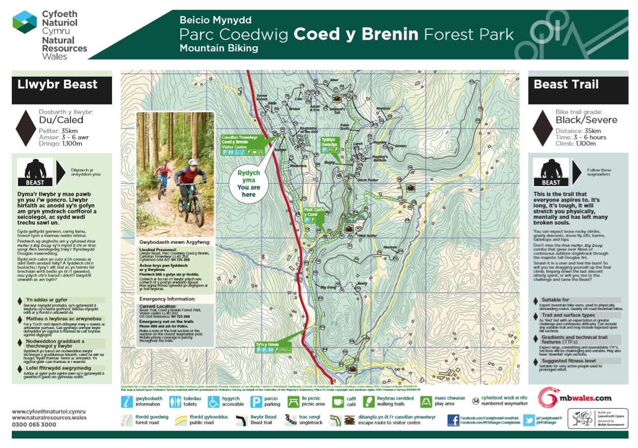Coed Y Brenin - Structured introduction of risk for Mountain Bikers ...